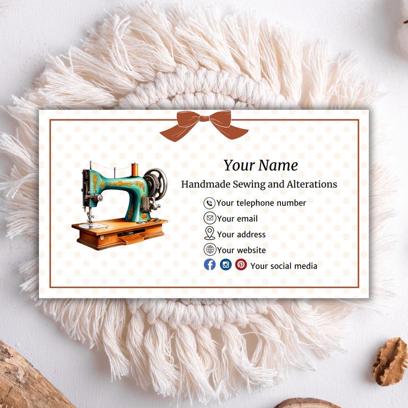 Tailor Business Card - Etsy