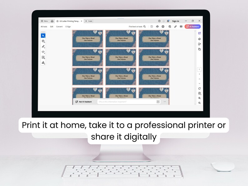 Business Card Printable Sheet Template | Business Cards Printing Guide ...