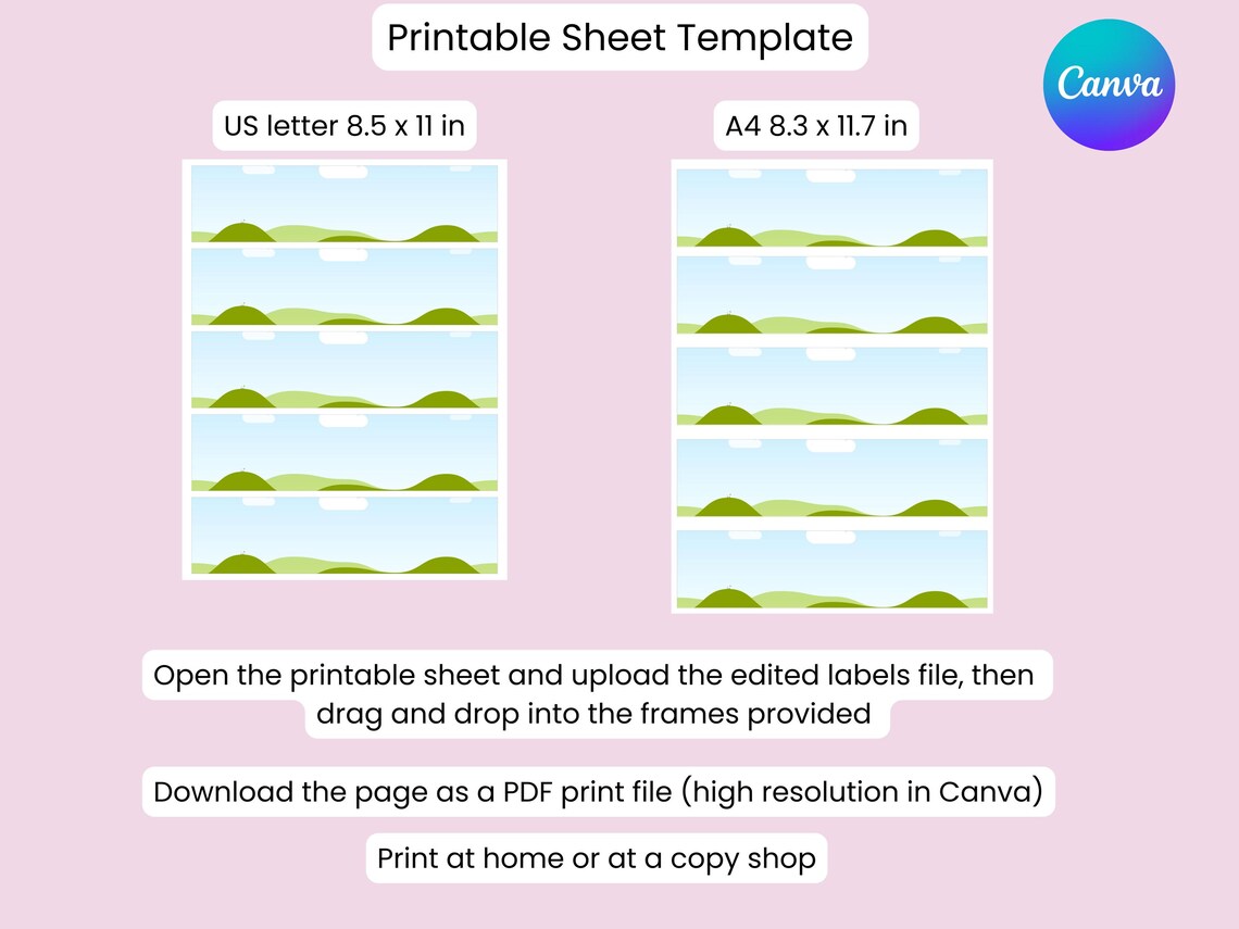 Editable Wrap-around Envelope Label Template | Wedding Envelope Label ...