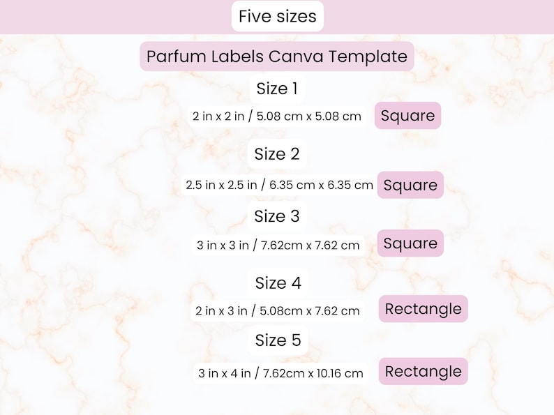 Editable Perfume Label Template Canva| Coquette Perfume Label Template ...