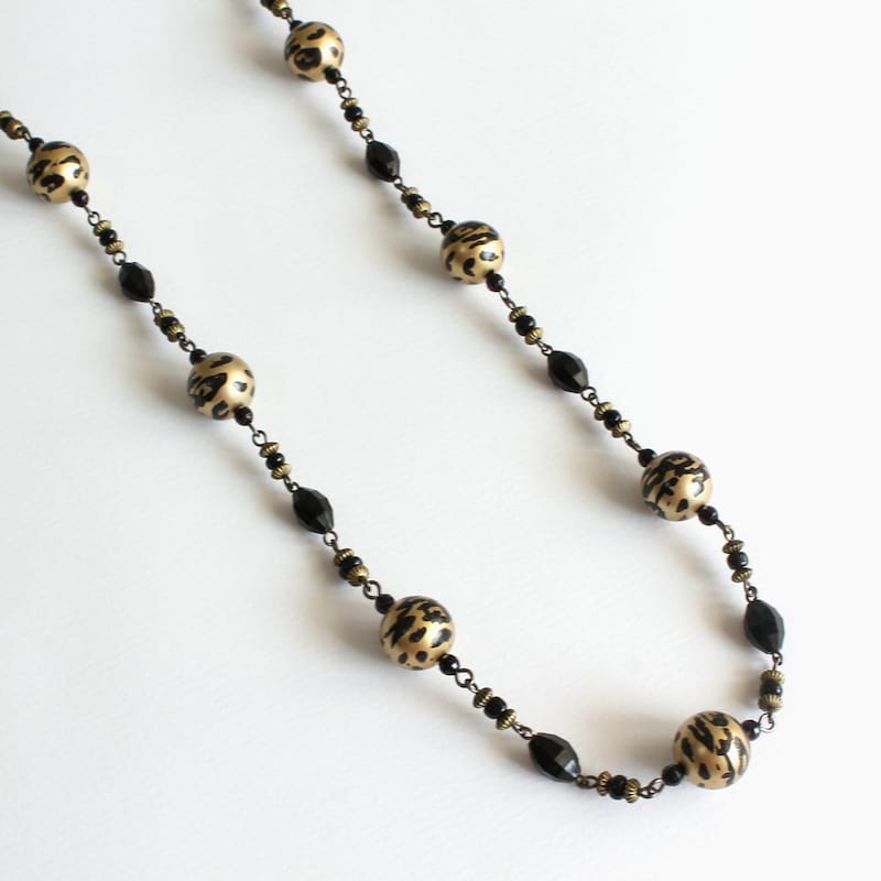 Leopard Necklace - Etsy
