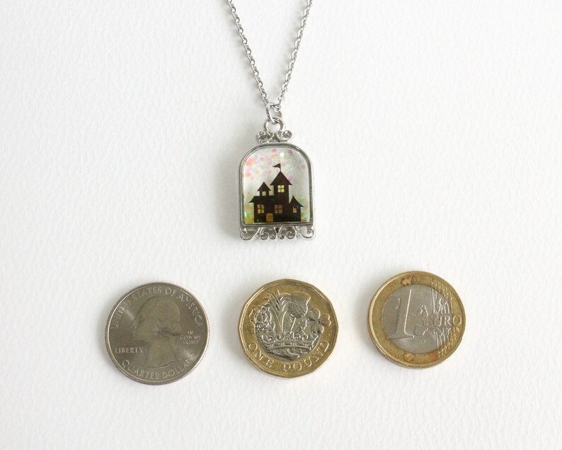 Castle Silhouette Necklace | Etsy