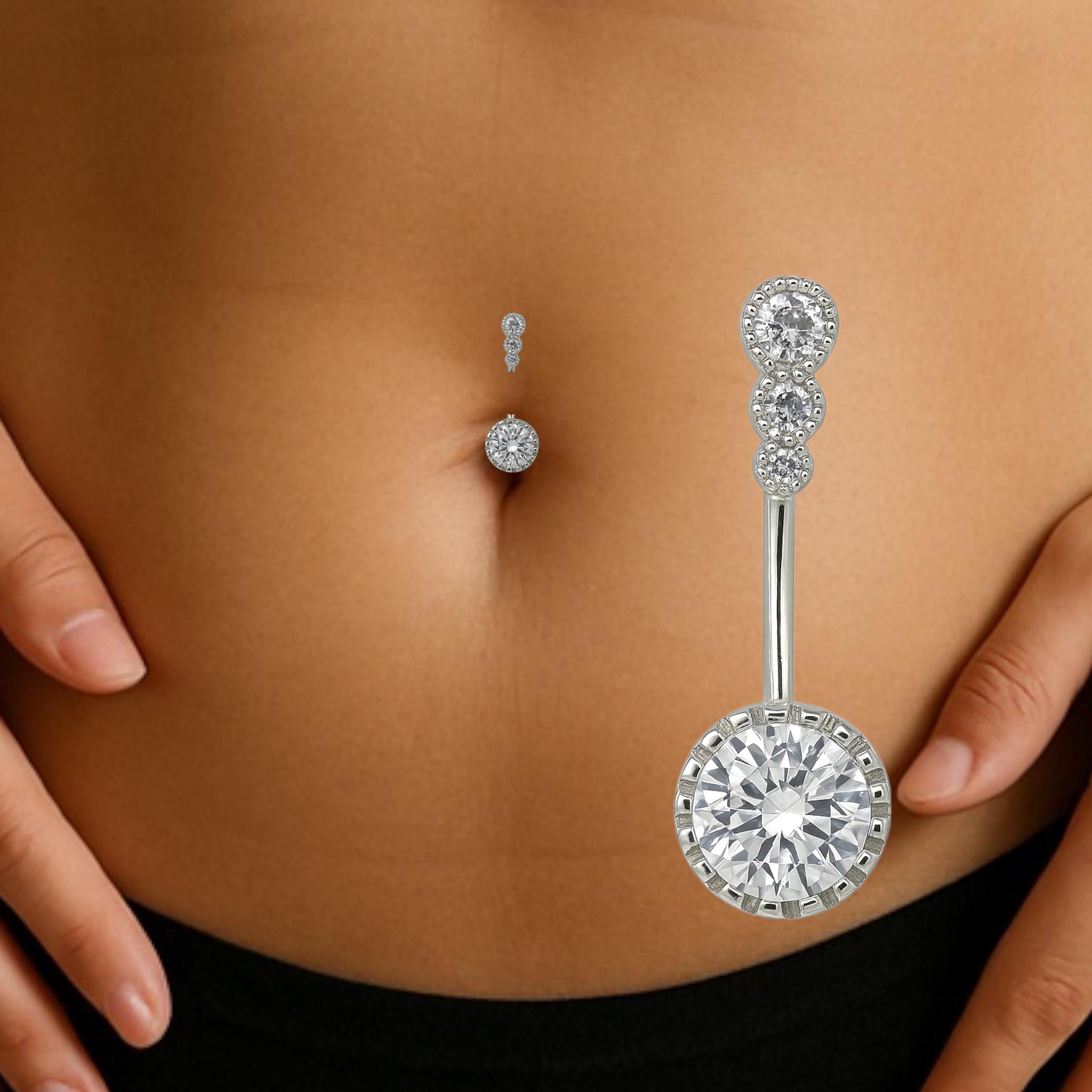Piercing Triplo All'ombelico