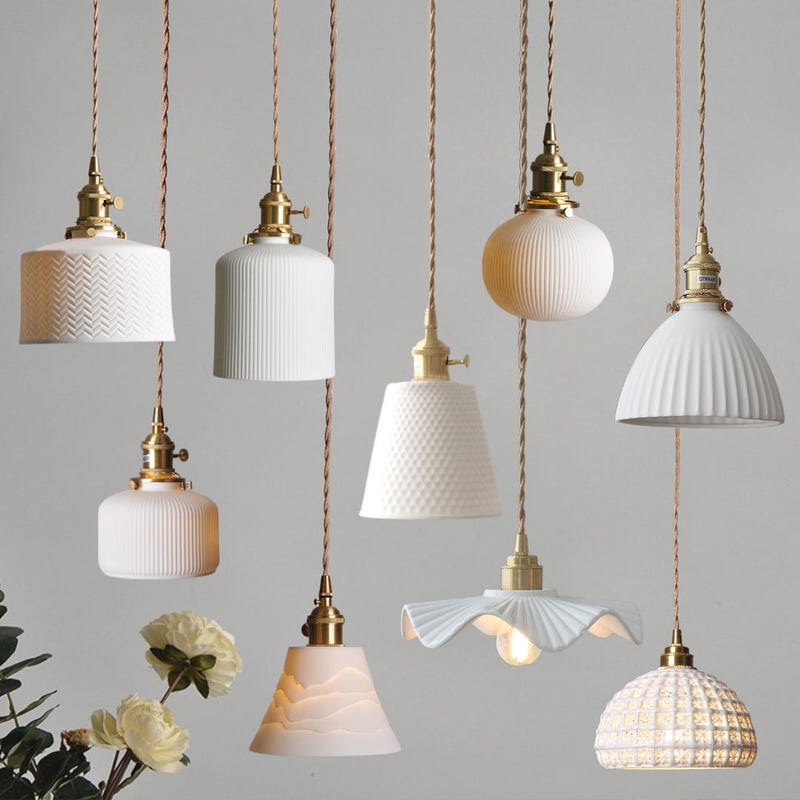 Ceramic Pendant Shade - Etsy