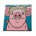 Farmhouse Pig Tile | Kitchen Trivet | Hand Glazed White Ceramic Tile ...
