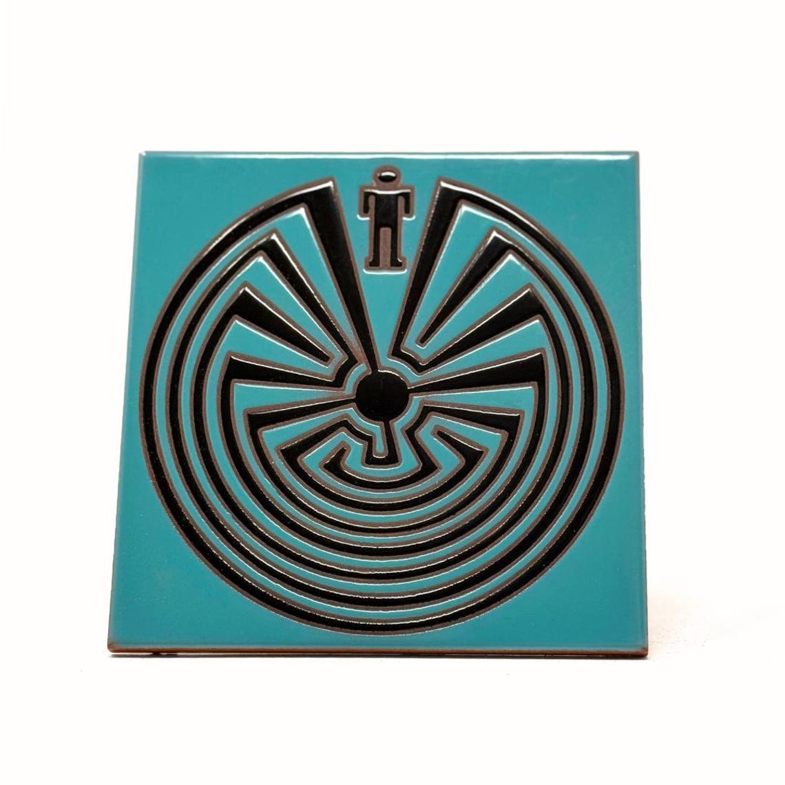 Man in the Maze | Ceramic Tile Wall Art | Meaningful Gift | Kitchen ...