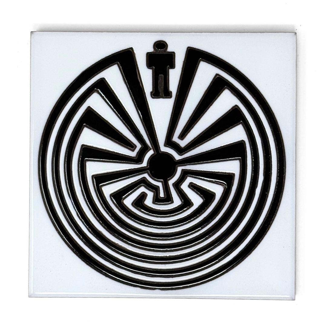 Man in the Maze | Ceramic Tile Wall Art | Meaningful Gift | Kitchen ...