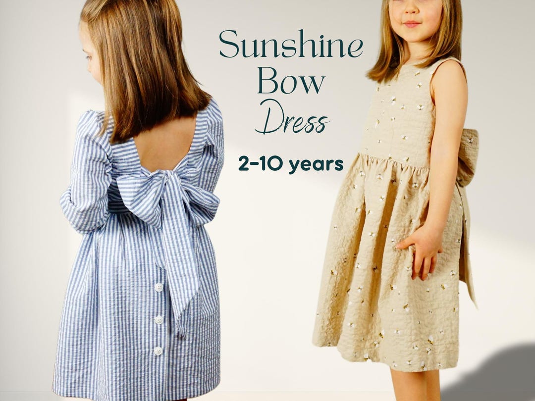 Girl Dress Pattern for Sewing Project Girl Summer Dress Special ...