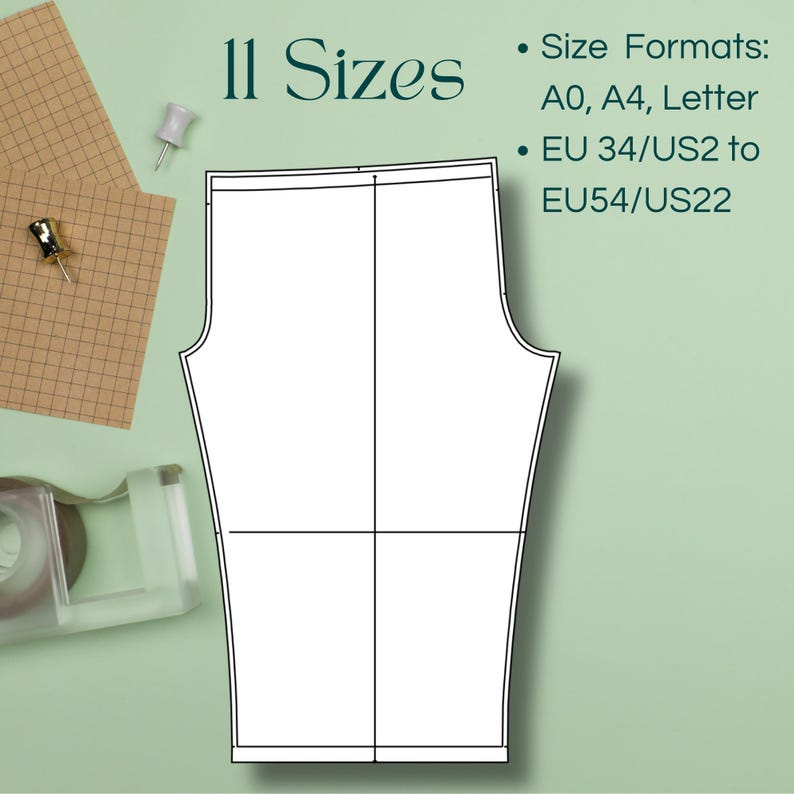 Easy Pajama Pants Pattern PDF Beginner Sewing Large Size Plus Clothing ...