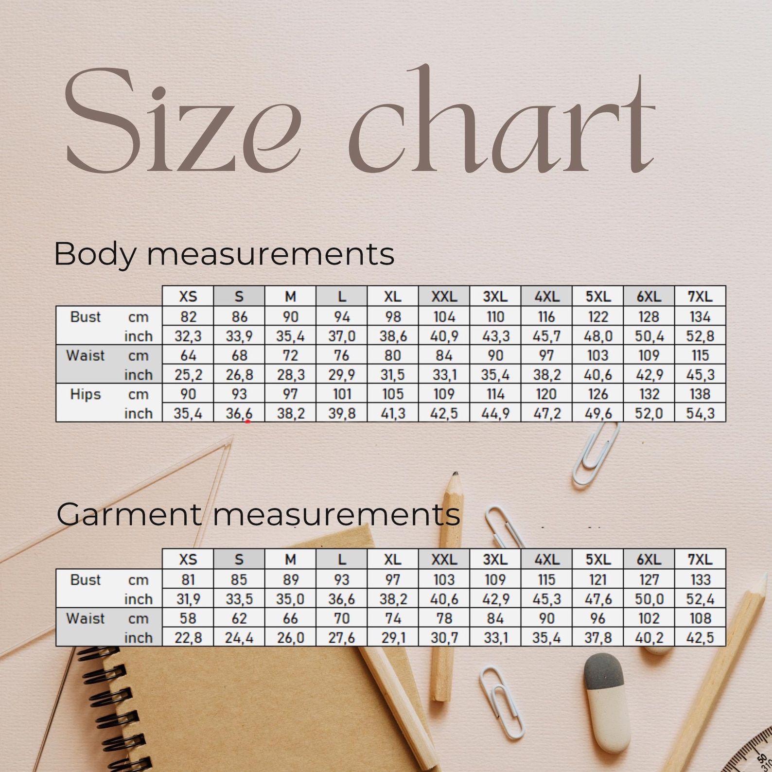 Body Block Pattern for Custom Fit PDF Sewing Block XS-7XL, A4, A0 Us ...