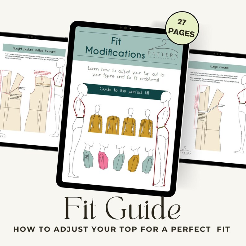 Jacket PDF Download Pattern Making Basic Block Template Guide Beginner ...