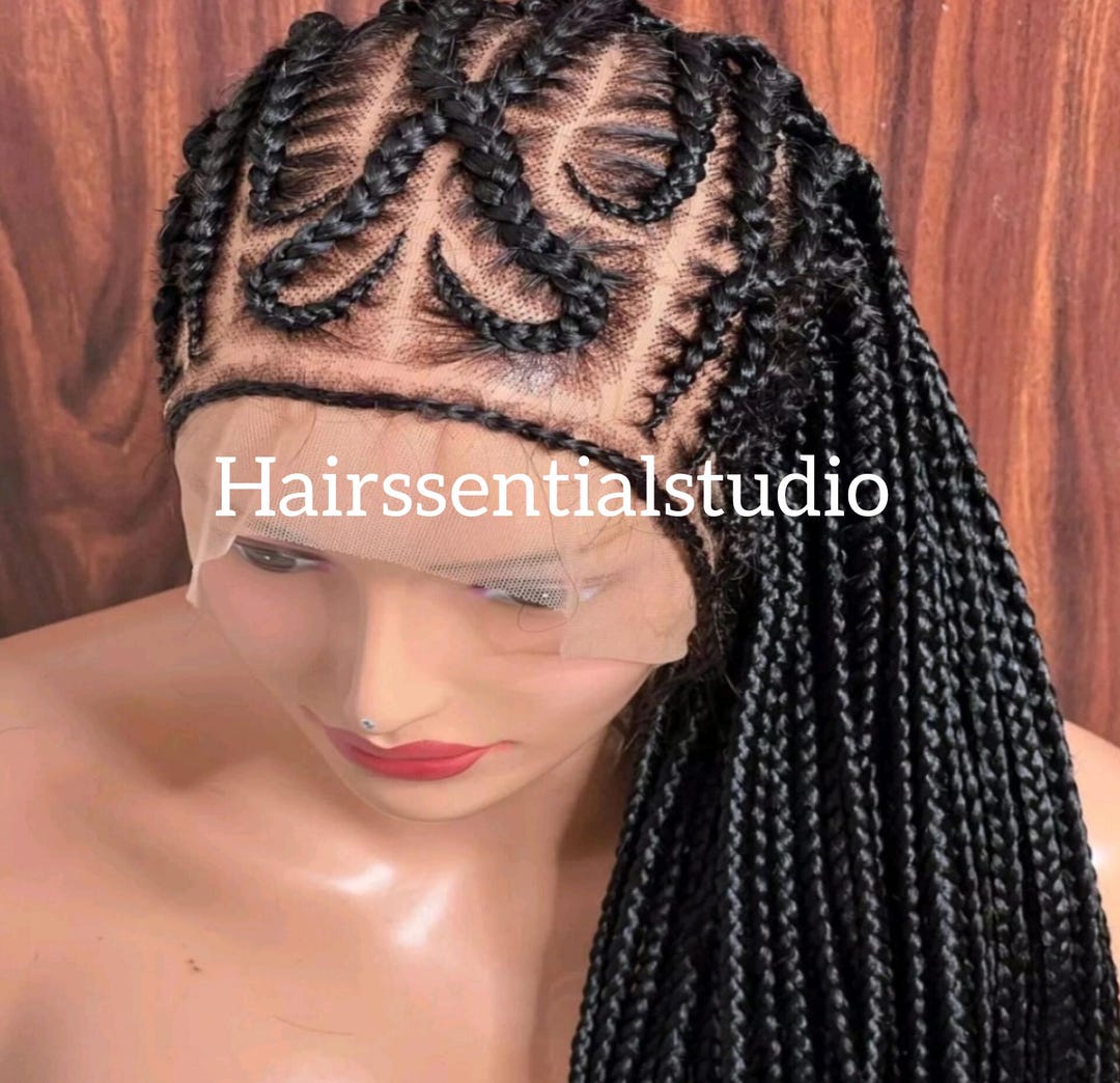 Stitch Conrow Braided Wig Light Weight Stitch Braid Handmade Beginner ...