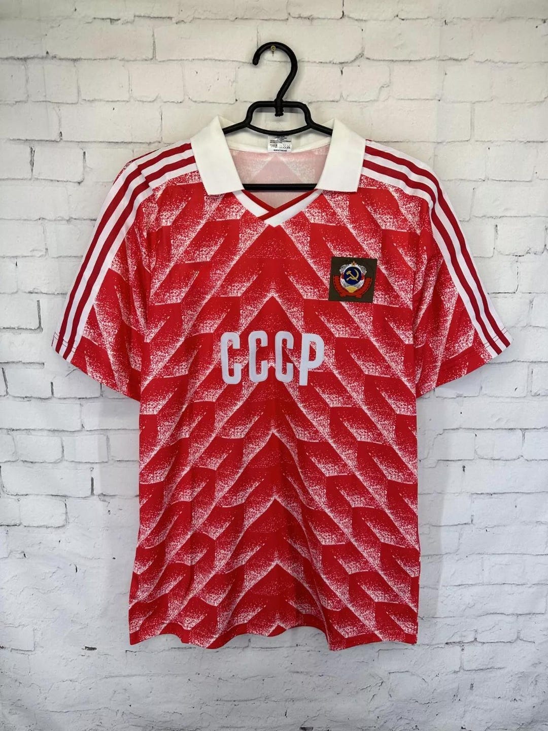 USSR Jersey 1988 1989 Retro Football Shirt Trikot Home Camiseta Trikot Vintage National Team ...