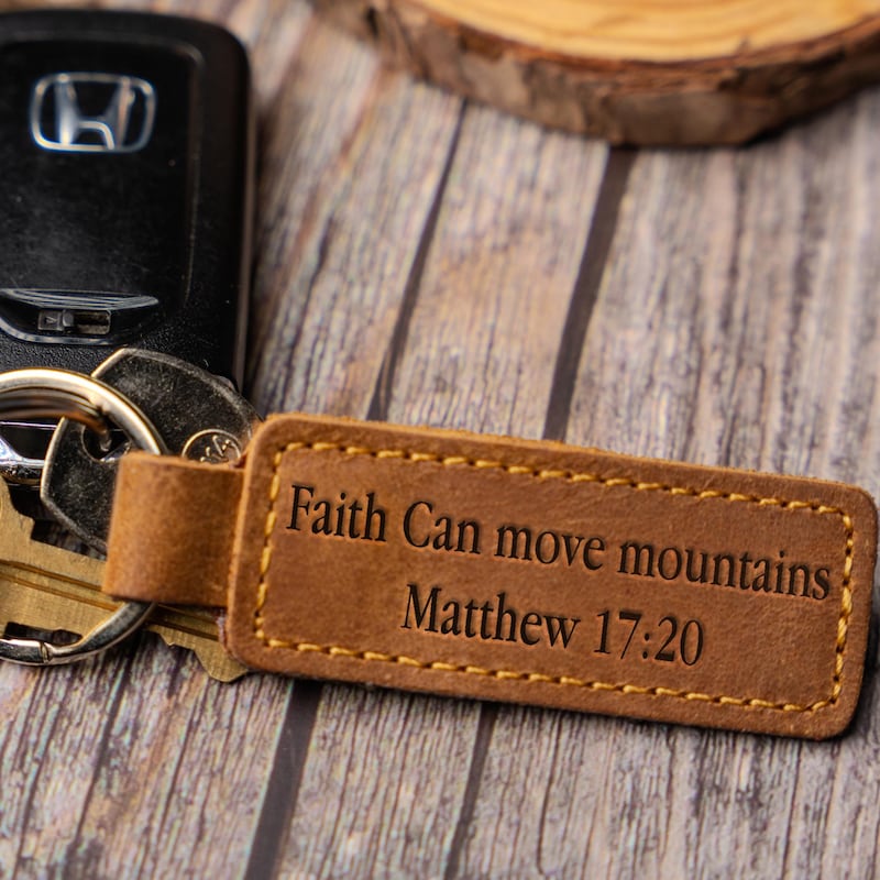 Bible Verse Keychain - Etsy