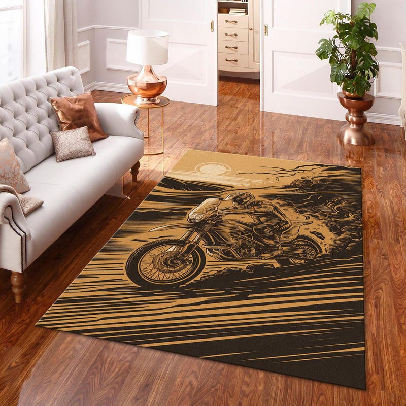 Motorcycle Rug - Etsy