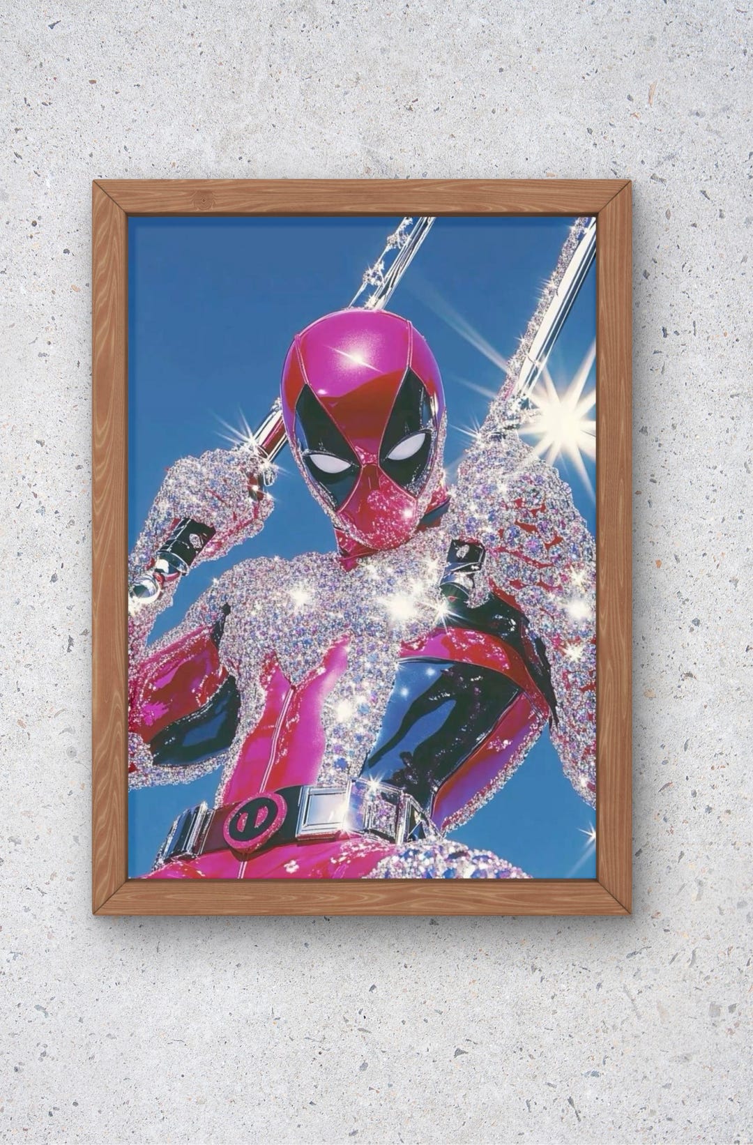 Pink Deadpool Digital Wall Art - Etsy