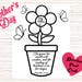 Mother's Day Printable Craft, Christian Mother's Day Activity, Bible ...