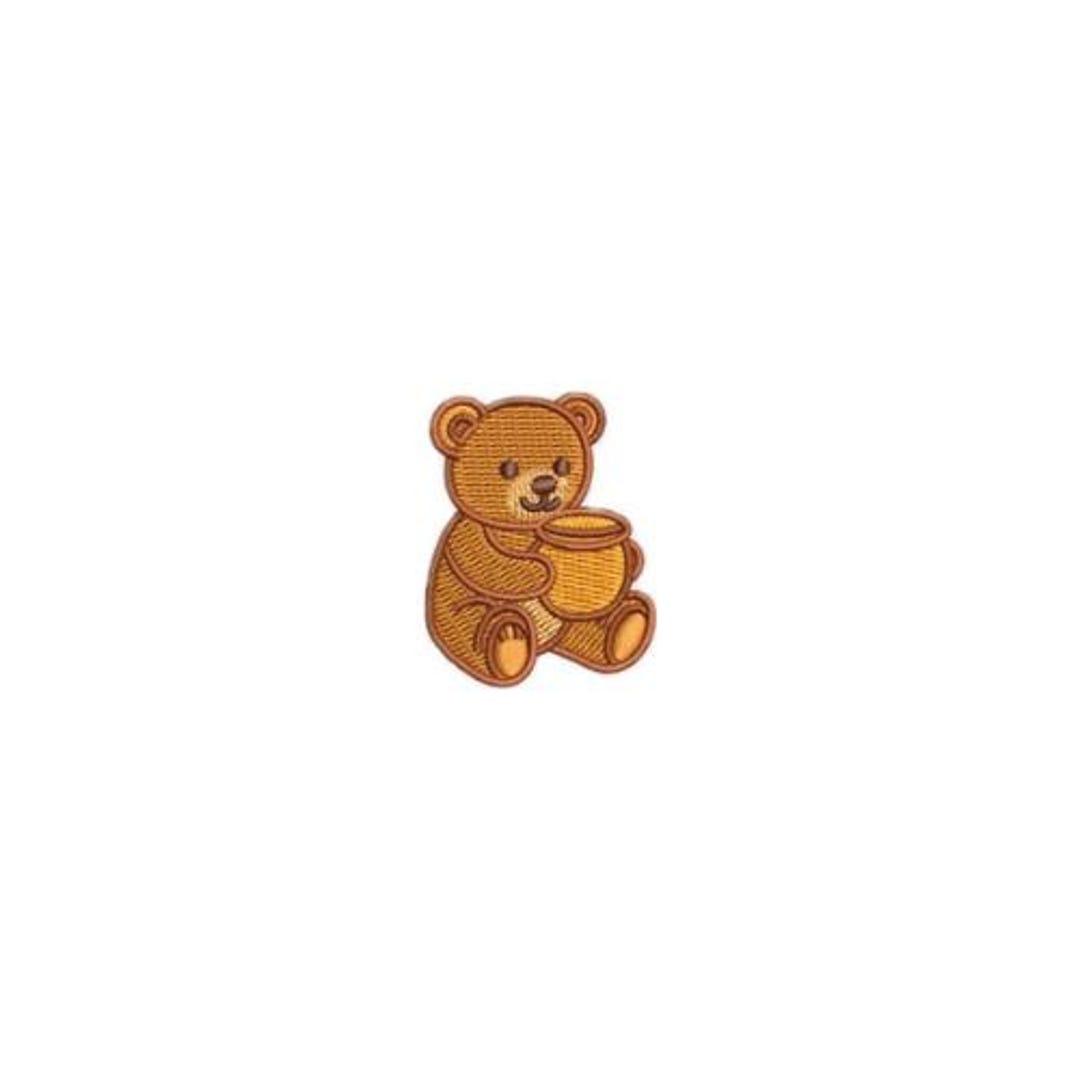 Brandy Melville Aesthetic Bear With Honey Embroidery Design Instand ...