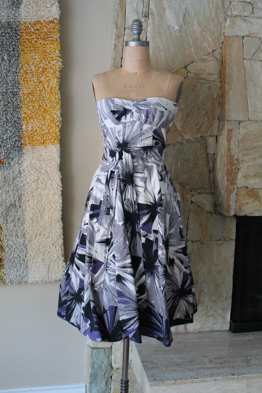 Atomic Dress Rockabilly Pin up Prom Grad Vintage 50s Wedding Guest ...