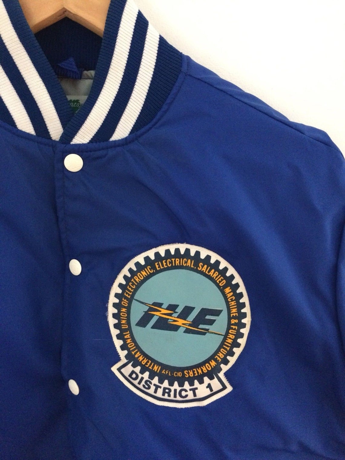 60s Vintage Union Jacket 60s 70s Bomber Jacket Quilted | Etsy