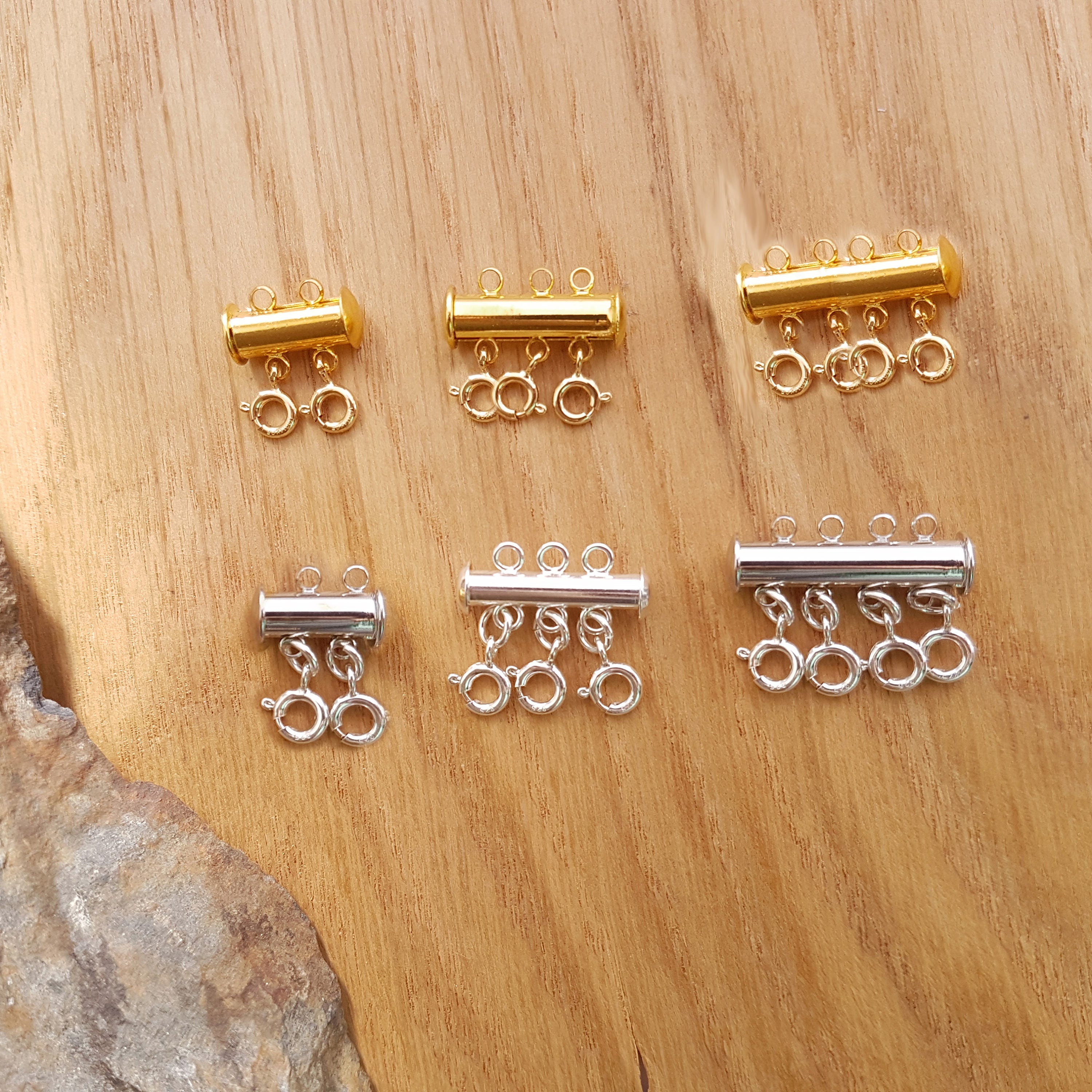 Layer Necklace Clasp Layered / Layering Chain Spacer | Etsy