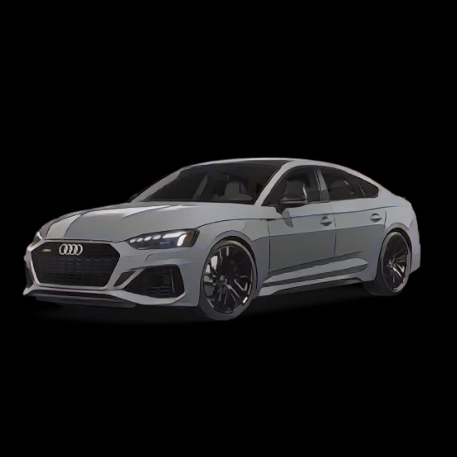 Audi RS5 B9 Drawing PNG - High-resolution Transparent Clipart for Car ...