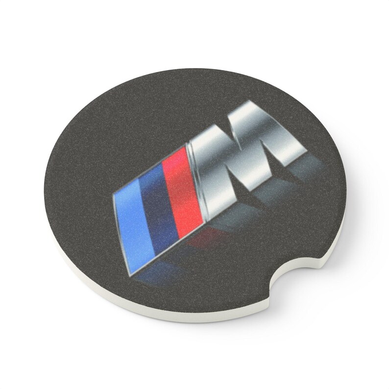Custom BMW M Sport Soapstone Car Coaster, Unique Car Interior Accessory ...