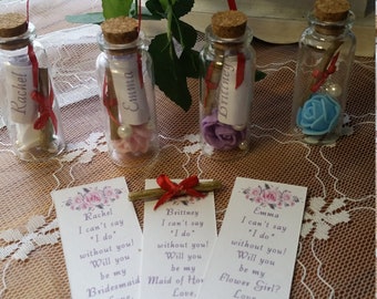 Flower Girl Message - Etsy