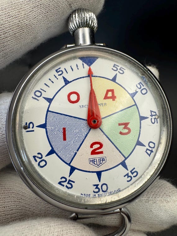 Heuer Yacht Timer - Rare 1960s Vintage Stopwatch - Re… - Gem