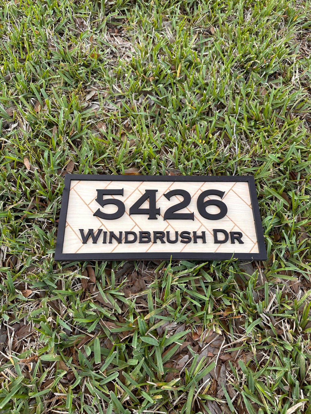 Custom Wood Address Sign – Personalized House Number Plaque - Etsy