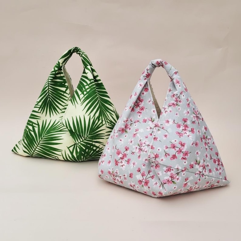DIY Origami Folded Japanese Bag PDF Sewing Pattern | Triangle Market ...