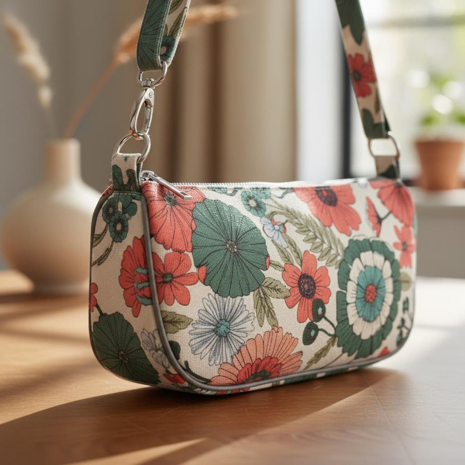 Baguette Bag PDF Sewing Pattern Beginner Friendly Crossbody Shoulder ...