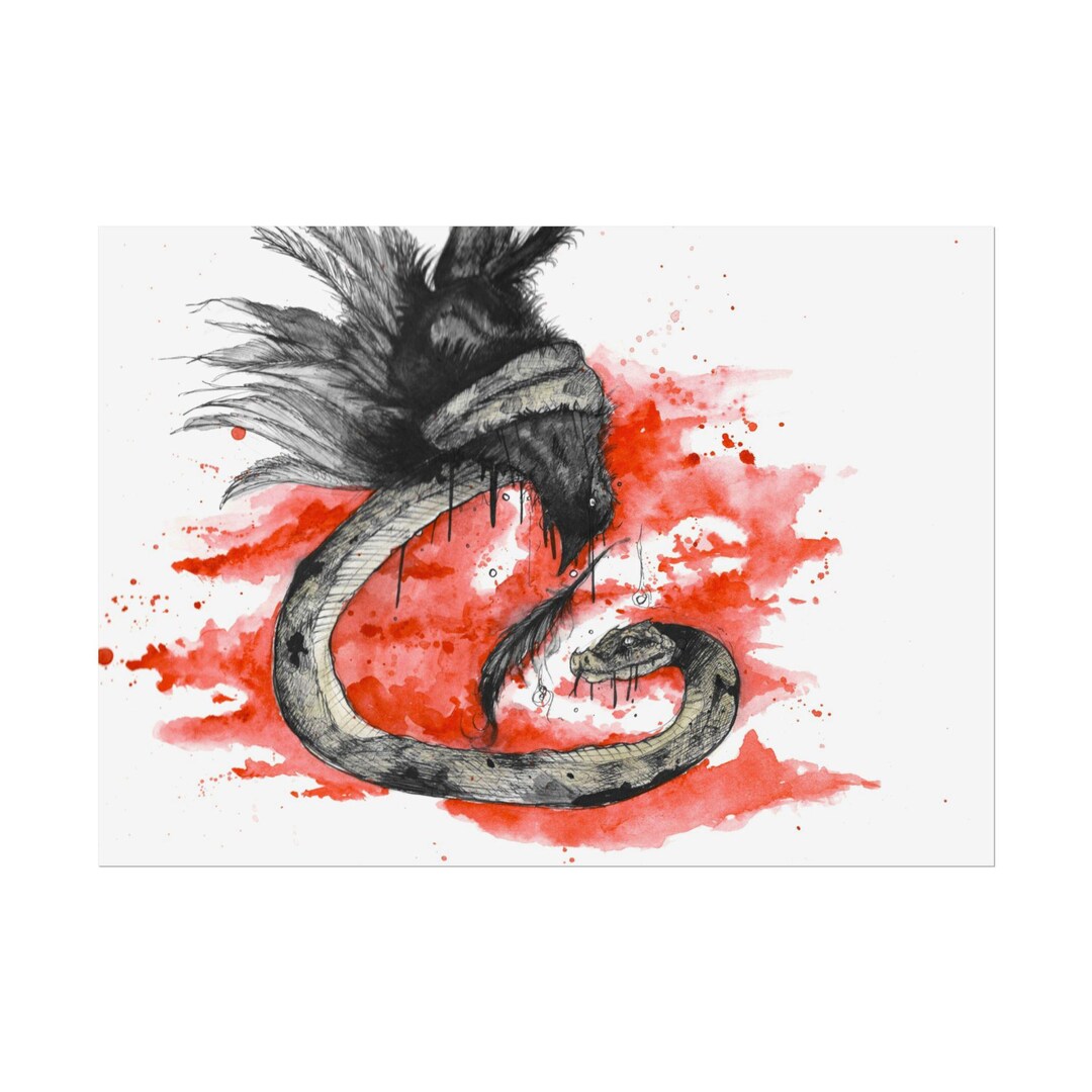The Crow & Snake - Etsy