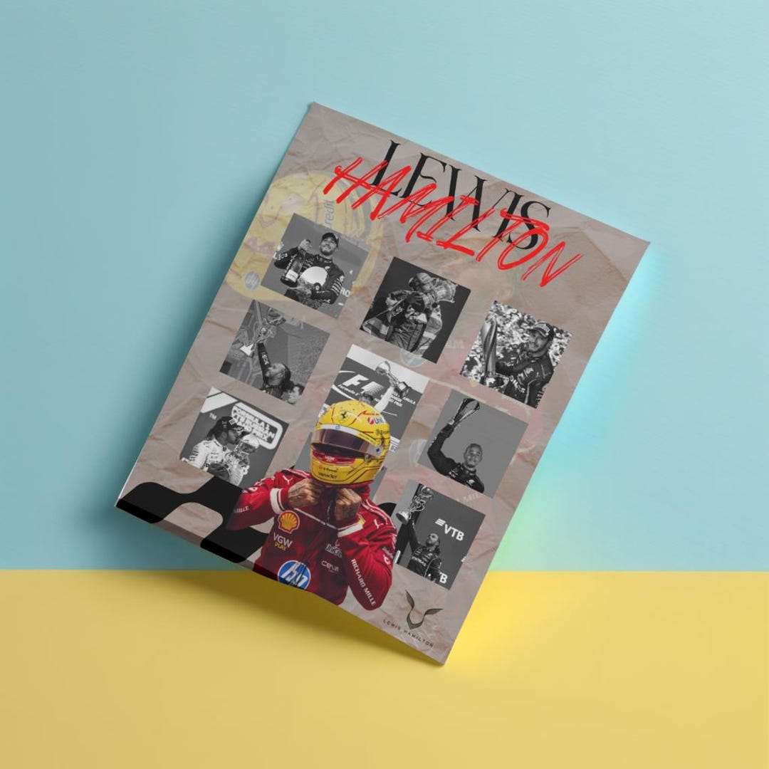 Lewis Hamilton Ferrari Formula 1 Podiums, F1 Wall Art Digital Download ...