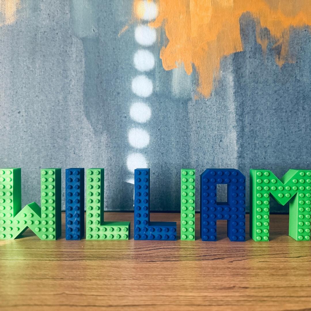 Building Brick-inspired Letters - Etsy