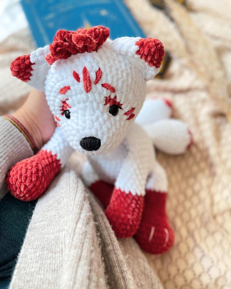 Amigurumi Kitsune Crochet Pattern, Adorable Hikari the Fox Plush DIY ...