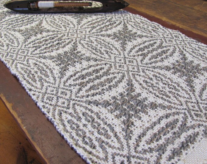 Rustic Primitive Artisan Hand Woven Table Runner Hygge Winter - Etsy