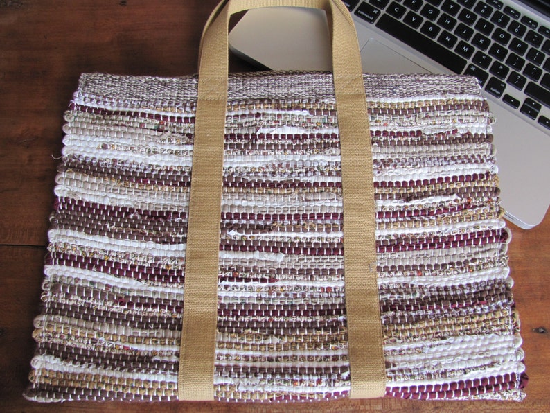 Eco Zero Waste Recycled Fabric Laptop Sleeve, Laptop Case, Boho ...