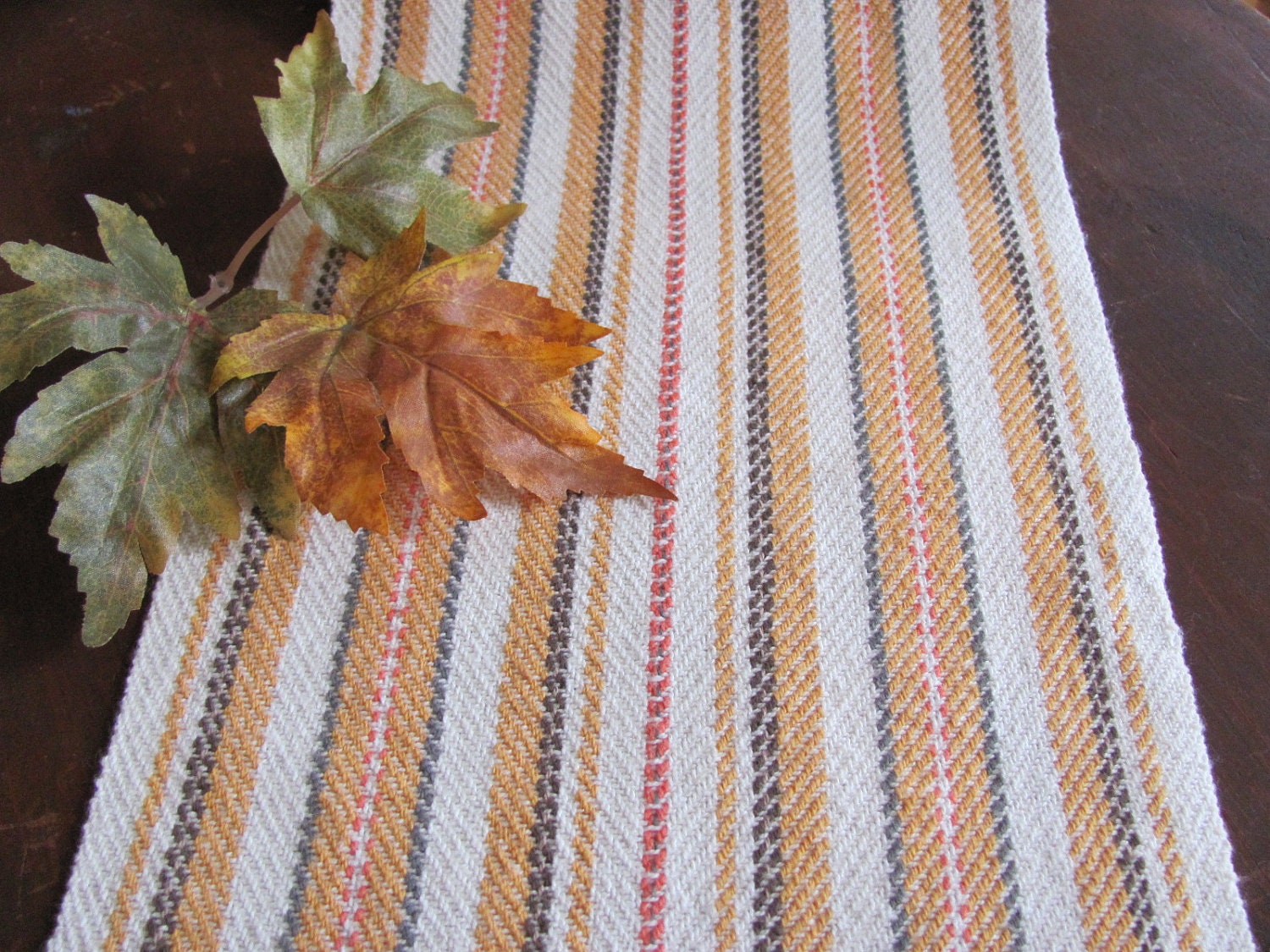 Bittersweet Gold Autumn Harvest Artisan Woven Fall Table - Etsy