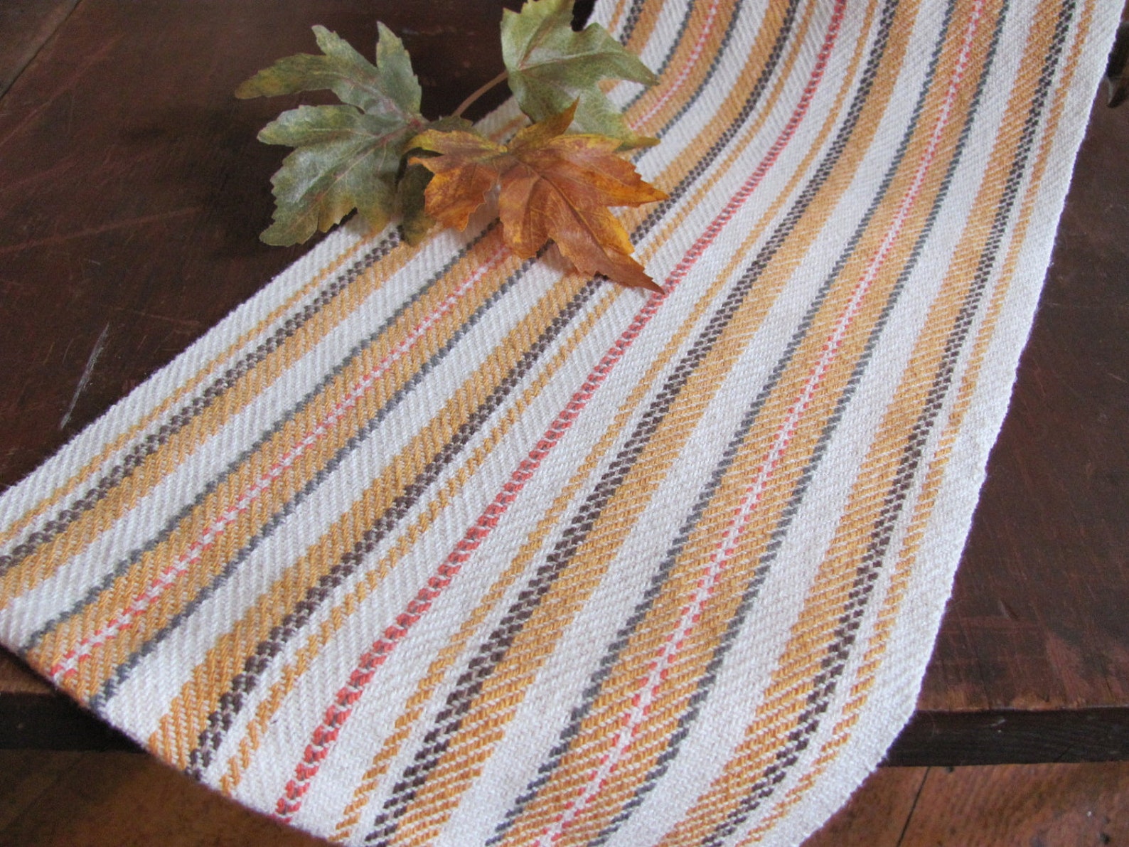 Bittersweet Gold Autumn Harvest Artisan Woven Fall Table - Etsy
