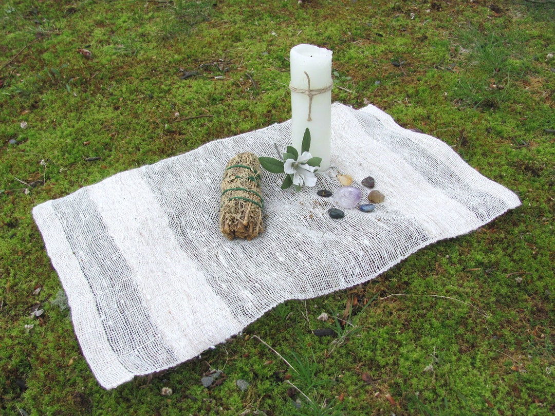 Etsy's Pick! Spiritual Serenity Meditation Altar Cloth, Artisan ...