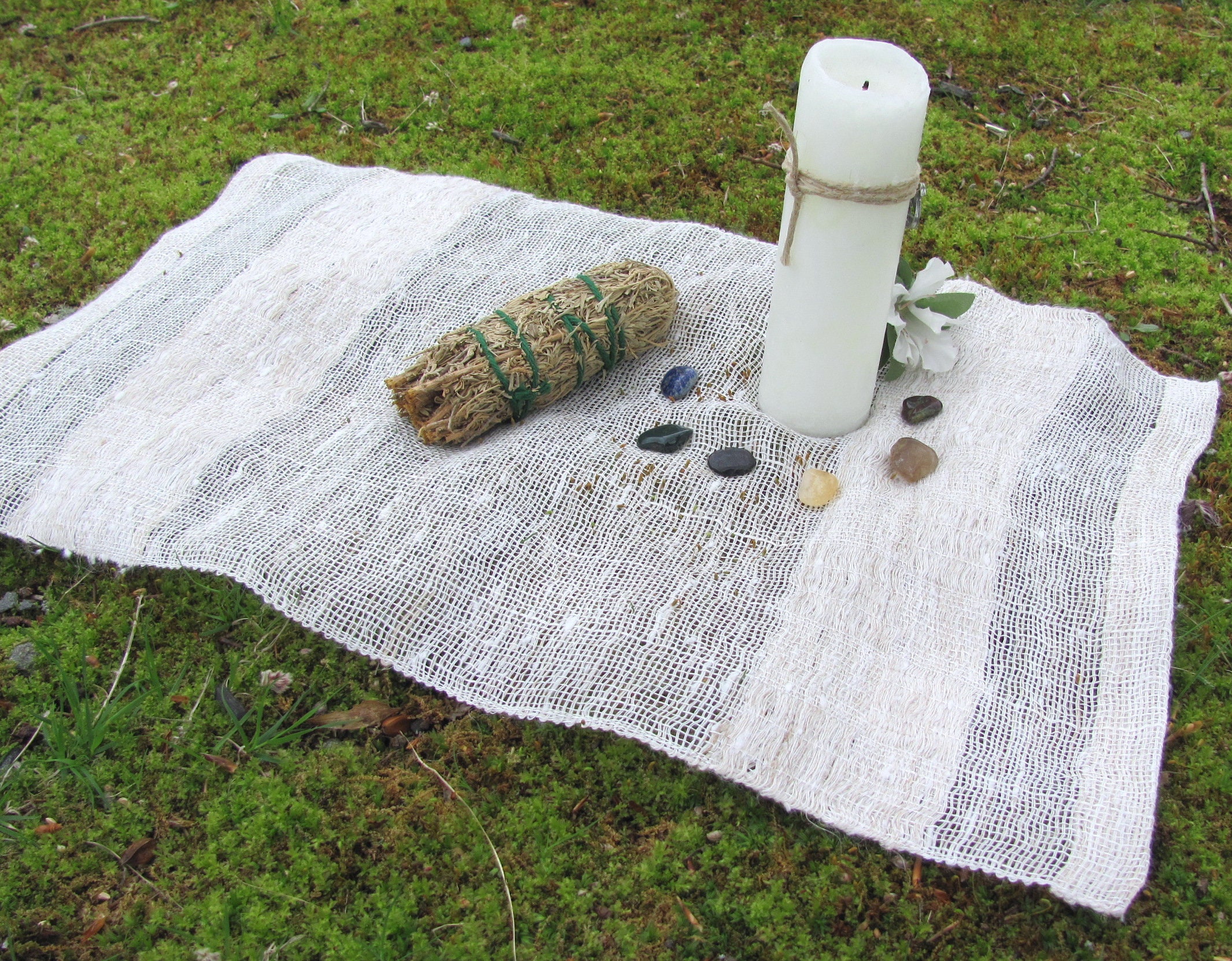 Etsy's Pick Spiritual Serenity Meditation Altar Cloth, Artisan Handmade ...