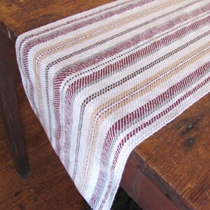 Cranberry Red Table Runner Long Narrow Table Runner Artisan | Etsy