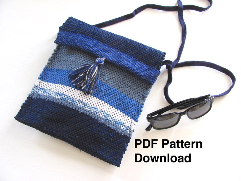 Hand Weaving Pattern Draft PDF for Cross Body Bag Cloth Purse, 4H ...