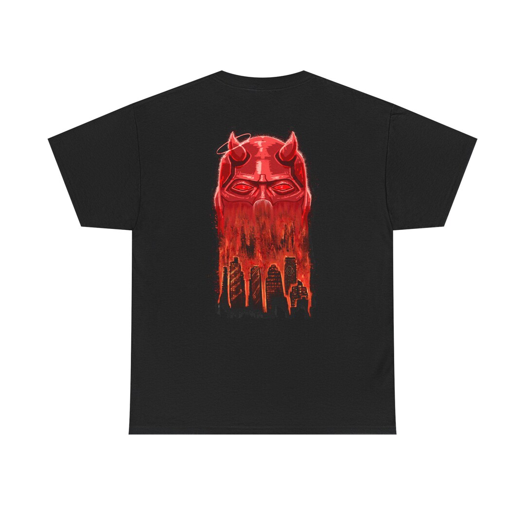Hell's Kitchen Devil Graphic Tee | Unisex Heavy Cotton Tee, Casual Wear, Street Style, Cool ...