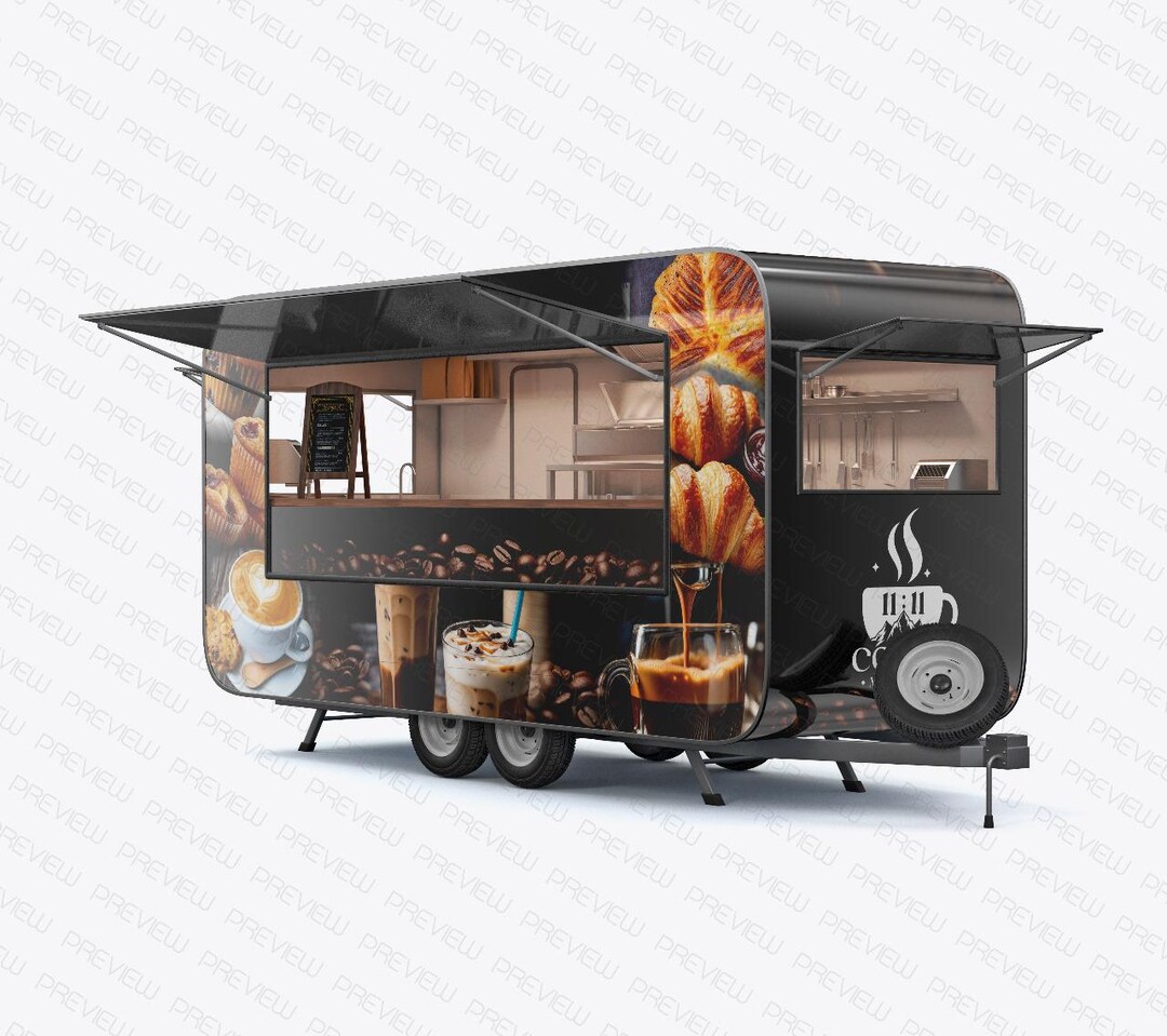 Digital Design for Mini Food Truck - Etsy