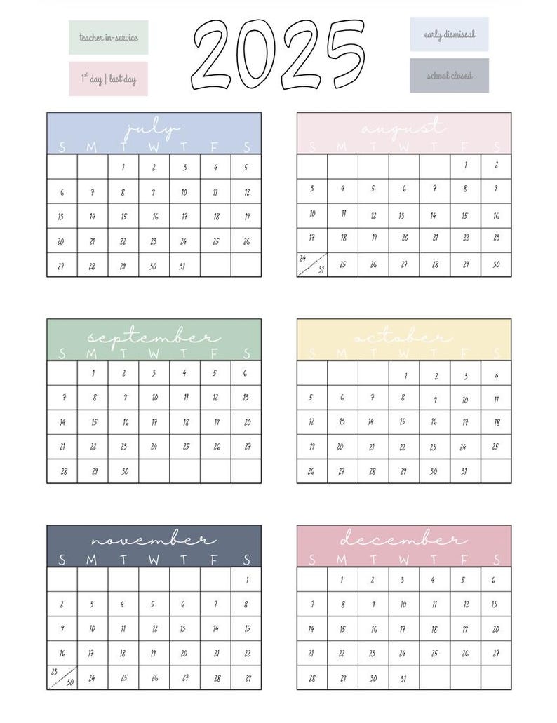 Editable Teaching Planner 2025 - 2026 - Etsy