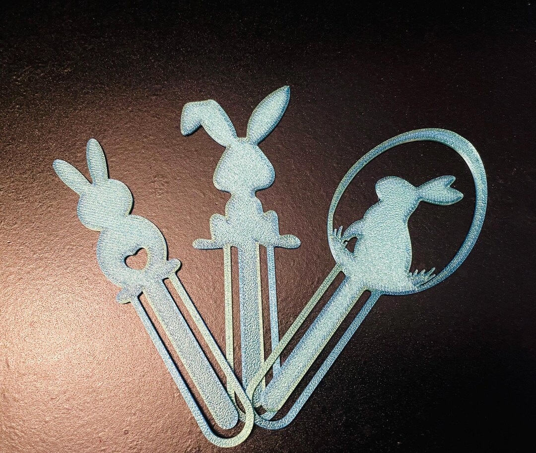 Easter Bunny Bookmarks (set of 3) - Etsy