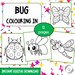 Insect Colouring in Bug Colouring Insects Busy Bee Minibeast Worksheet ...
