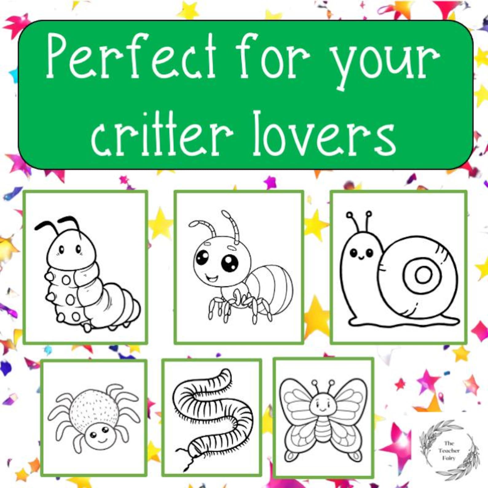 Insect Colouring in Bug Colouring Insects Busy Bee Minibeast Worksheet ...